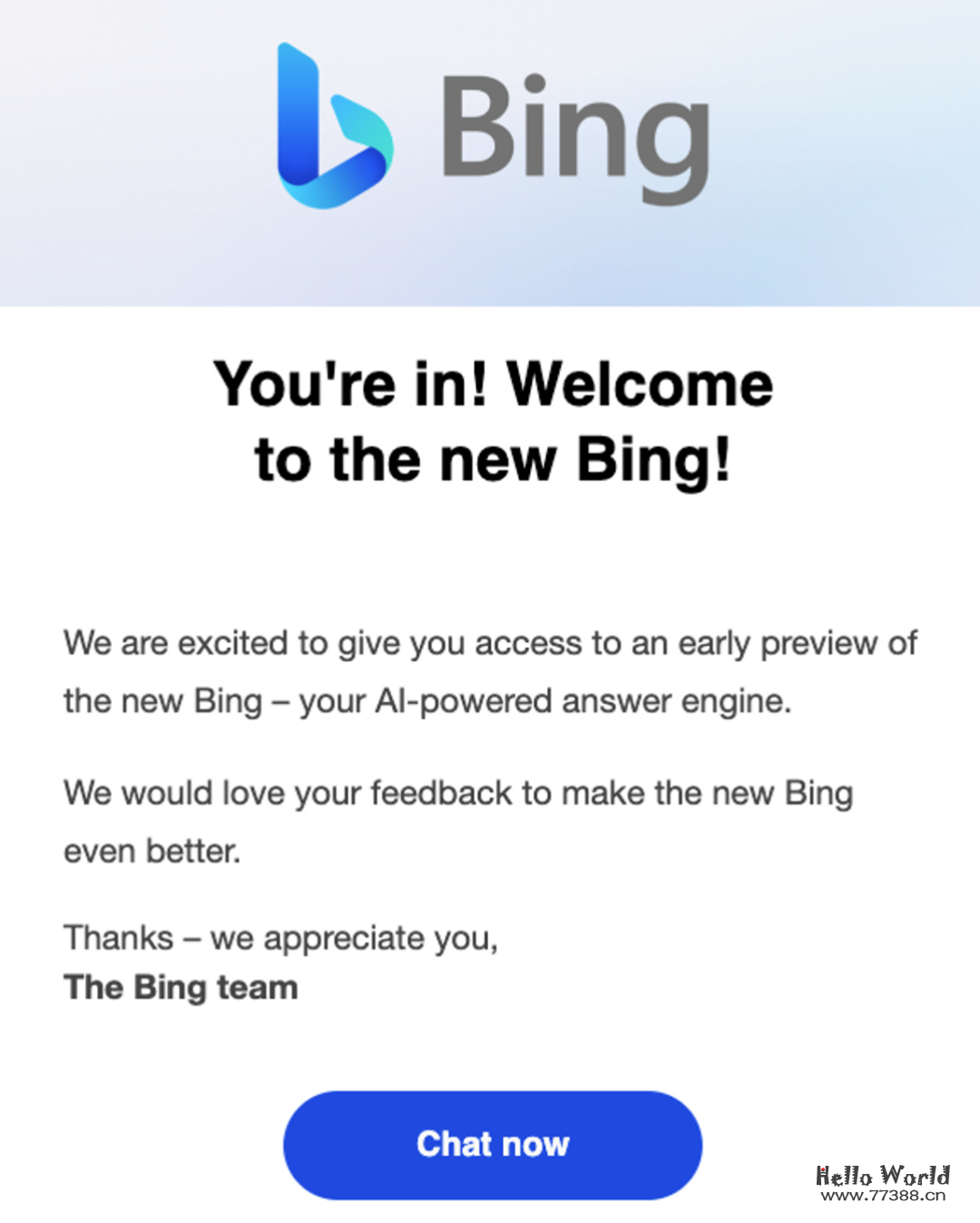 7种方法国内使用微软新必应 New Bing AI 申请与使用保姆级教程 - Hello World